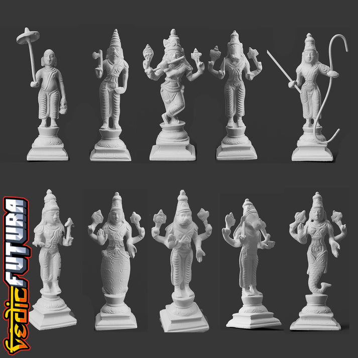 Dashavatar Set- 10 Avatars of Vishnu – VedicFutura