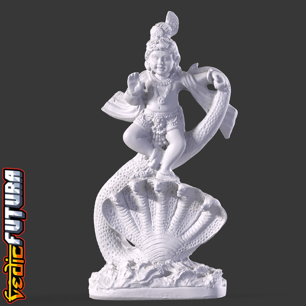 Krishna's Divine Dance on Kalia the Snake – VedicFutura