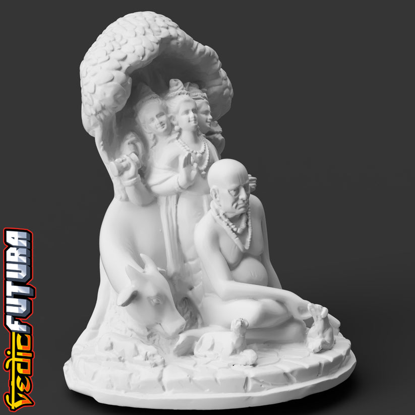 Dattatreya with Swami Samarth, diorama – VedicFutura